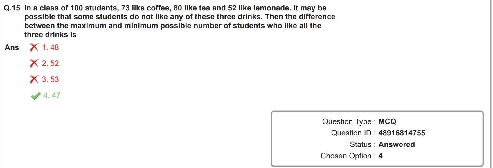 Quantitative Aptitude: CAT 2022 Set-1 | Quantitative Aptitude | Question: 15